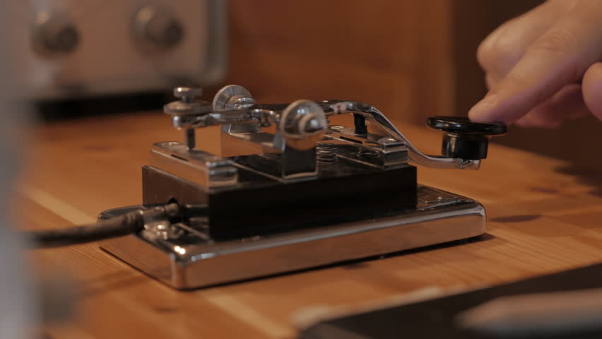 Telegraph Transmission Using Key Stock Footage Video 4256933 - Shutterstock