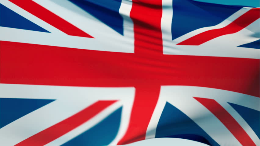 British Flag Waving In The Wind. Stock Footage Video 1133542 - Shutterstock