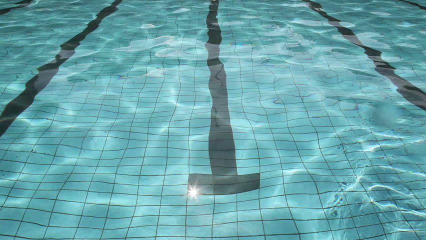 Refraction Of Sunlight In Swimming Pool Water Stock Footage Video ...