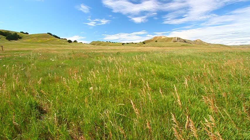 South Dakota Prairie Scenery Stock Footage Video 3176608 - Shutterstock