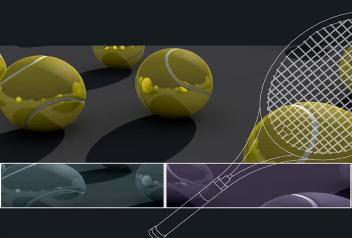 Animated Tennis Racket And Ball Stock Footage Video 1451005 - Shutterstock