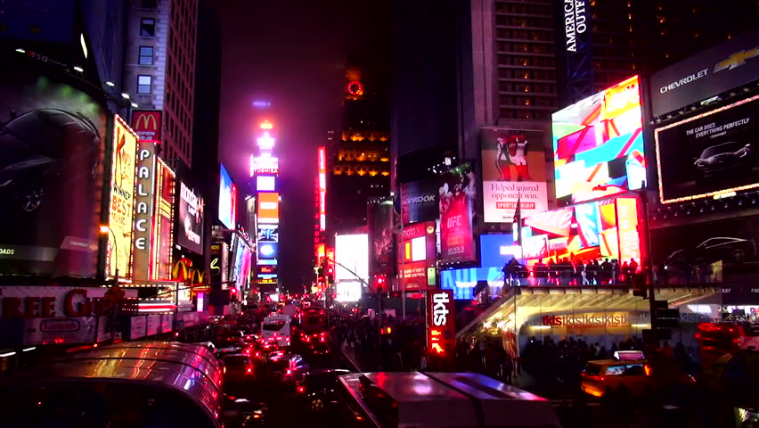 Times Square Time Lapse Stock Footage Video 755335 - Shutterstock