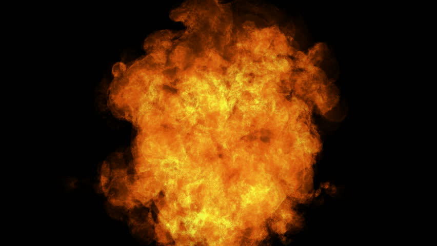 CG Column Of Fire W/alpha Channel Stock Footage Video 3962260 ...