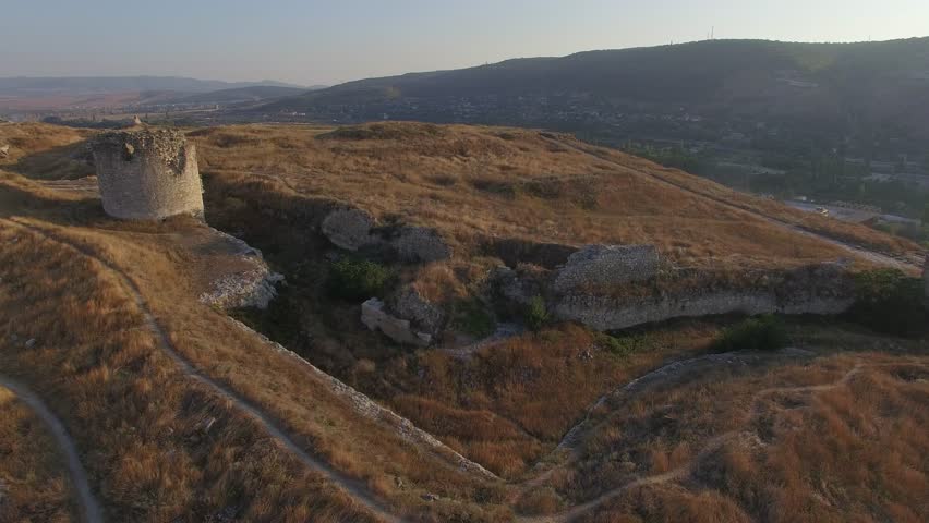Aerial View Of Canyon. Russia. The Caucasus Mountains. Republic Of ...