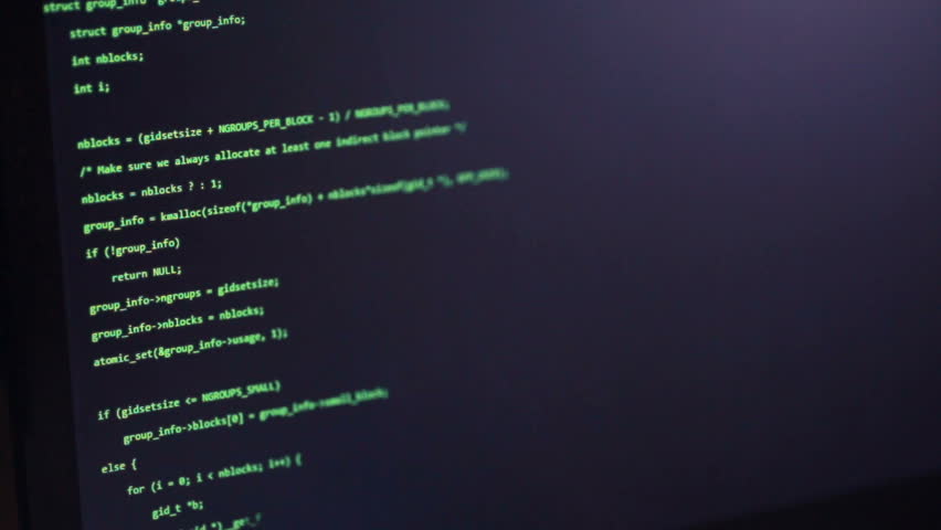 Simple Source Code Scrolling Text Animation From Public Domain Projects ...