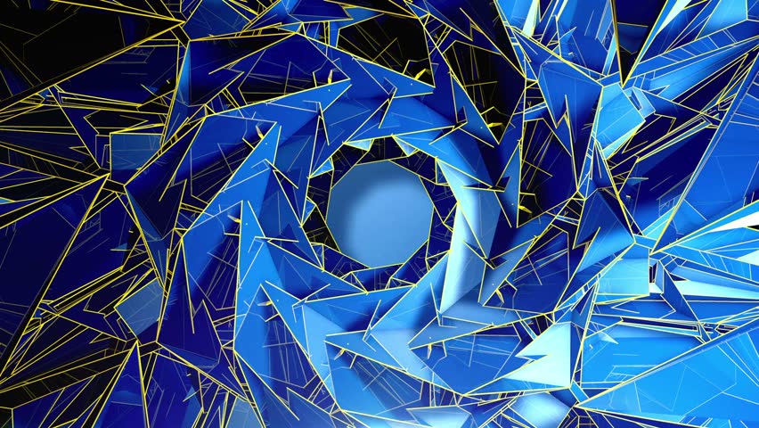 Sharp Streaking Lines Over A Blue Backdrop. This Animation Can Be A ...