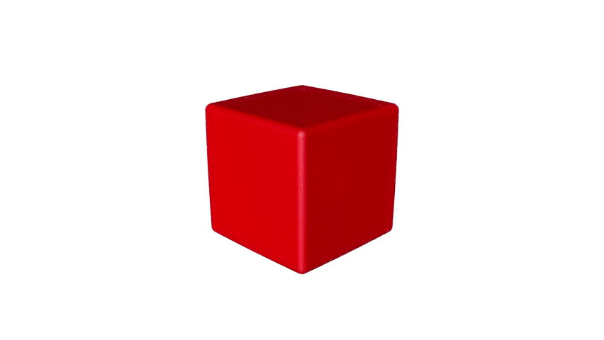 3d Animation Of Red Cube Stock Footage Video 1578010 - Shutterstock