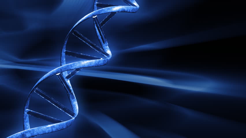 Wallpaper Blue Dna Molecule