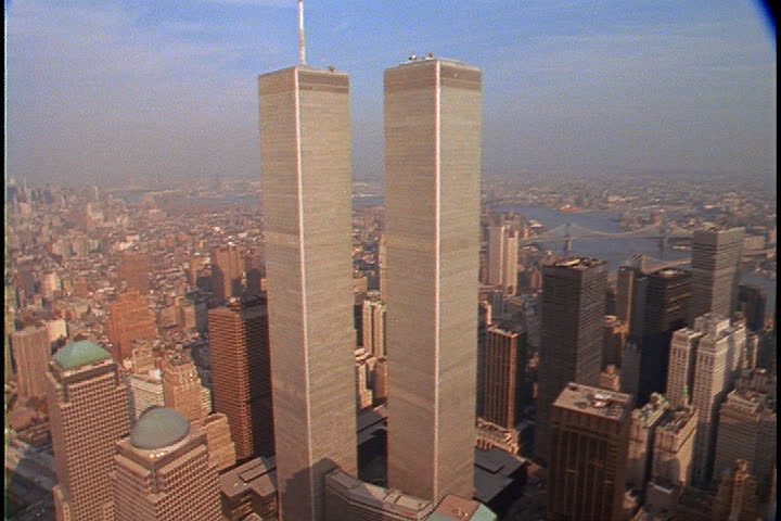 Twin Towers New York Stock Footage Video - Shutterstock