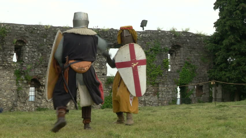 Crusaders Attack A Castle Stock Footage Video 3319211 - Shutterstock