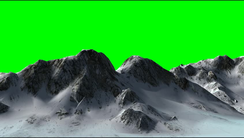 Flying Over The Mountains Green Screen Video Footage Stock Footage ...