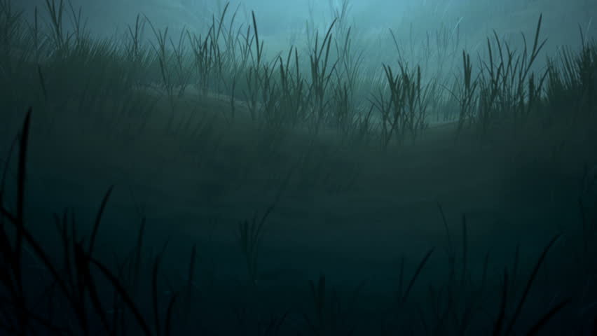 Underwater Dark Animation. Halloween Video Opener. Horror Theme. Stock ...