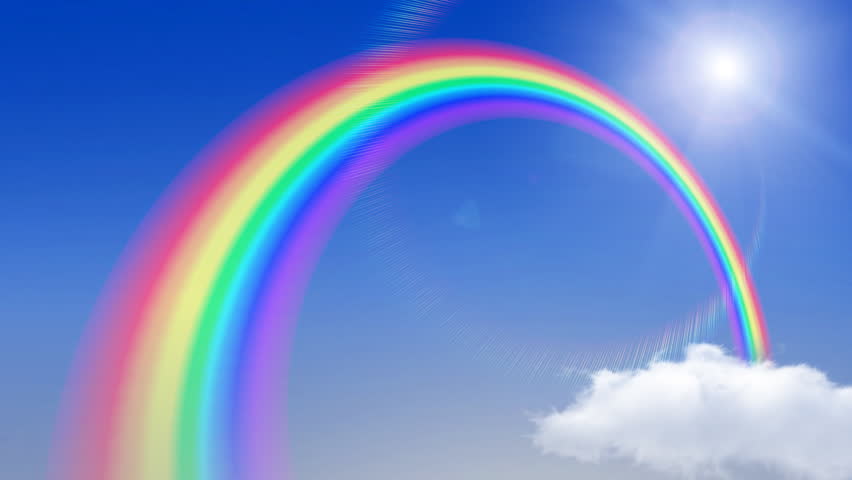 Rainbow In The Sky. Stock Footage Video 687001 - Shutterstock