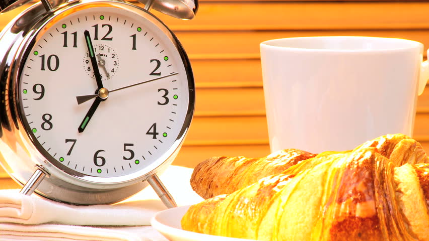 Montage With Clock Showing Time To Change To A Modern Healthy Lifestyle ...