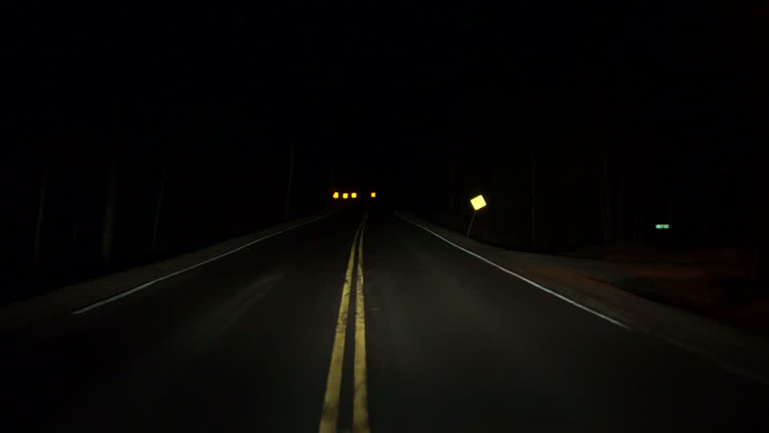 Driving On Highway At Night Stock Footage Video 1821830 - Shutterstock