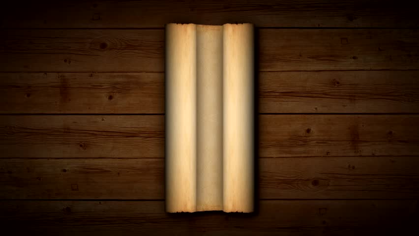 HQ Animation Of Scroll Opening. Best Used For Titling And For ...
