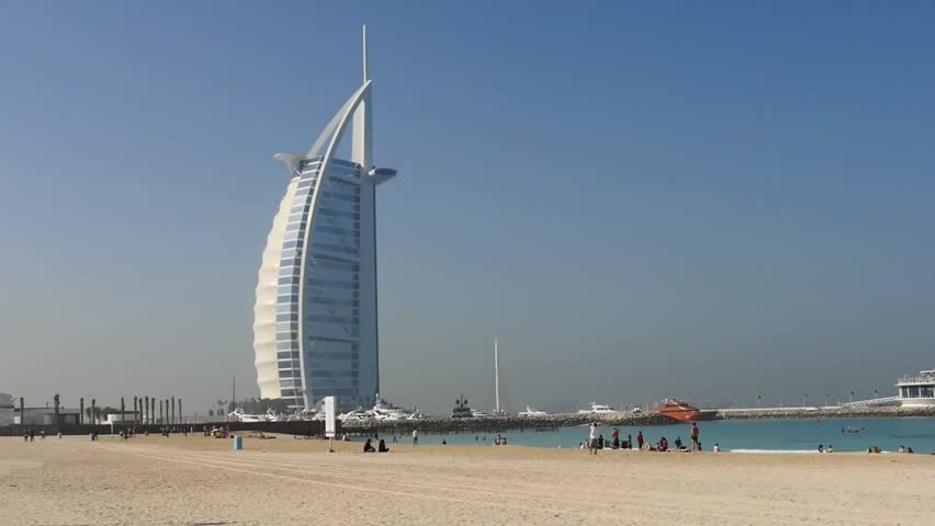 DUBAI, UNITED ARAB EMIRATES - FEBRUARY 19 2008 : Burj Al Arab, One Of ...