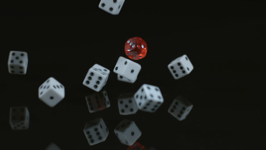 Dice Dropping And Bouncing In Slow Motion; Shot On Phantom Flex 4K At ...