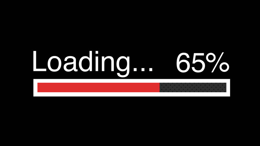 Red Loading Bar 4K Video - Animation Red Bar On Black Screen - Download ...